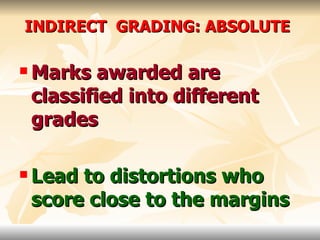 Grading system in higher education courses | PPT