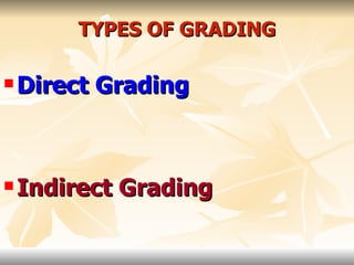 Grading system in higher education courses | PPT