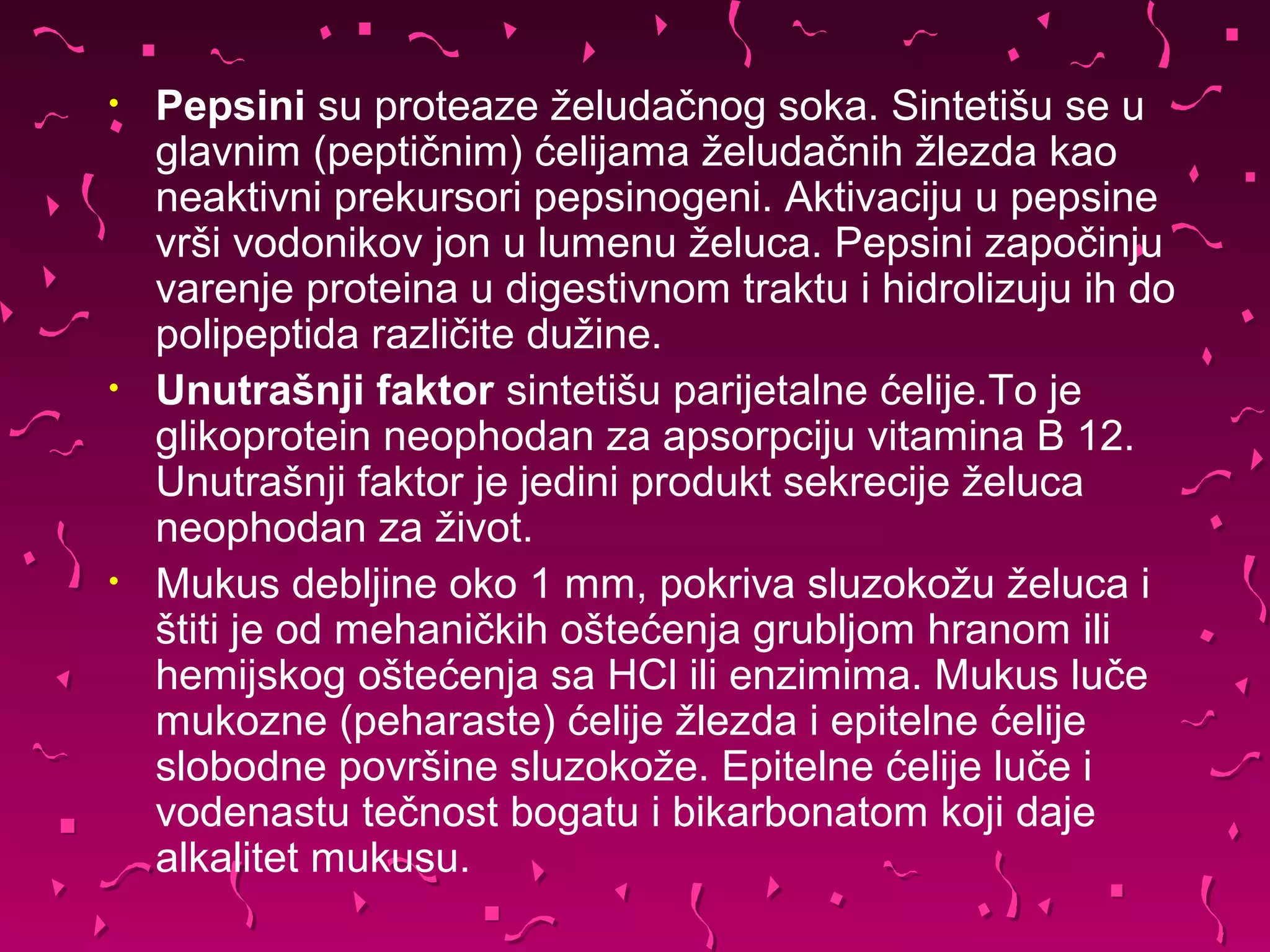 Gradja i funkcija digestivnog trakta | PPT