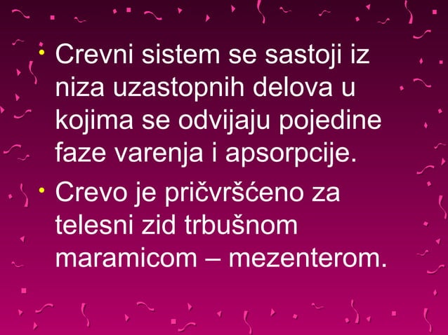 Gradja i funkcija digestivnog trakta | PPT