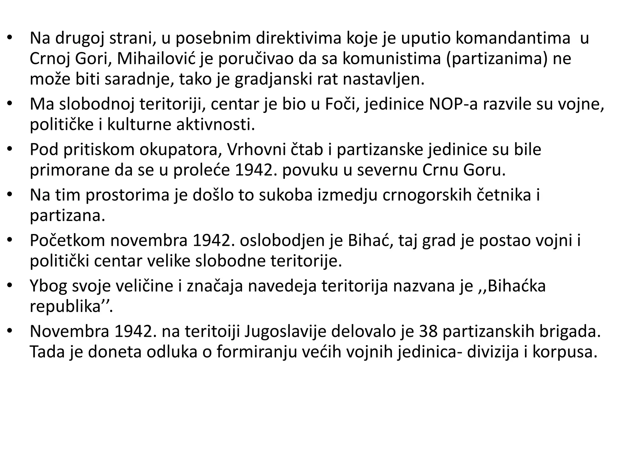 Gradjanski rat jugoslovencko ratište | PPTX