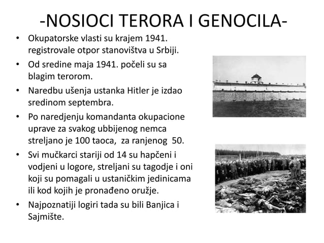 Gradjanski rat jugoslovencko ratište | PPTX