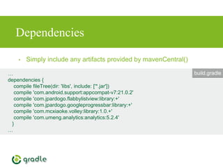 Gradle,the new build system for android | PPTX