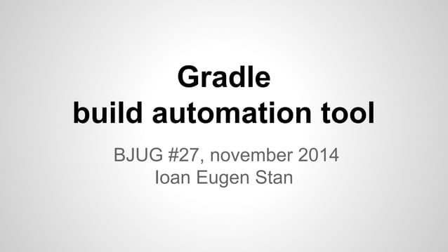 Gradle Build Automation Tool Pdf Programming Languages Computing