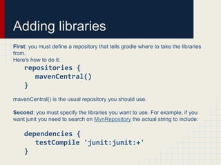 Gradle - small introduction | PDF