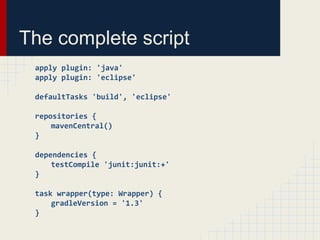 Gradle - small introduction | PDF