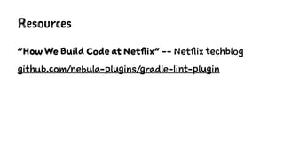 SF JUG - Gradle Lint | PPT