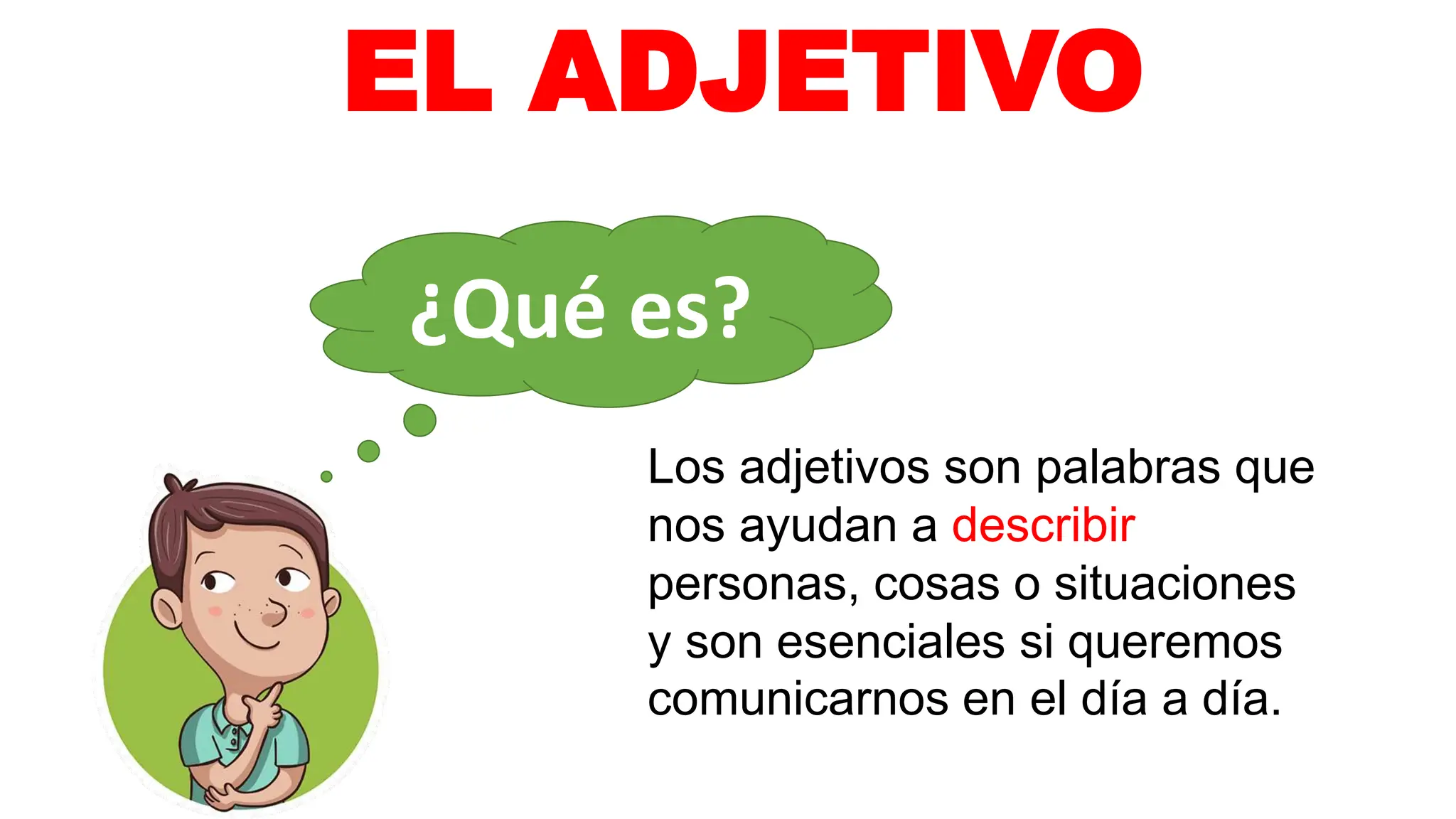 El adjetivo y sus grados (positivo, comparativo y superlativo) | PPTX