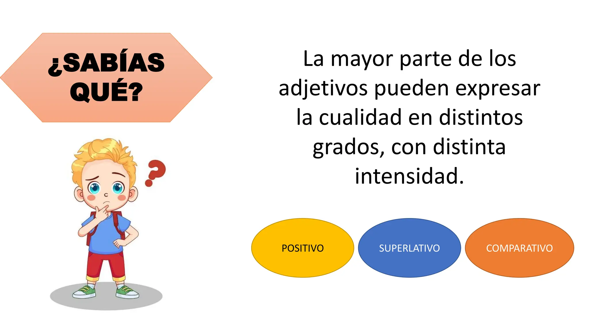 Grados Del Adjetivo : El Comparativo – RERLCT