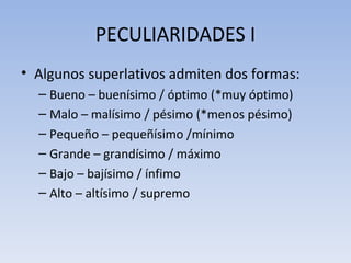 Grados Del Adjetivo | PPT