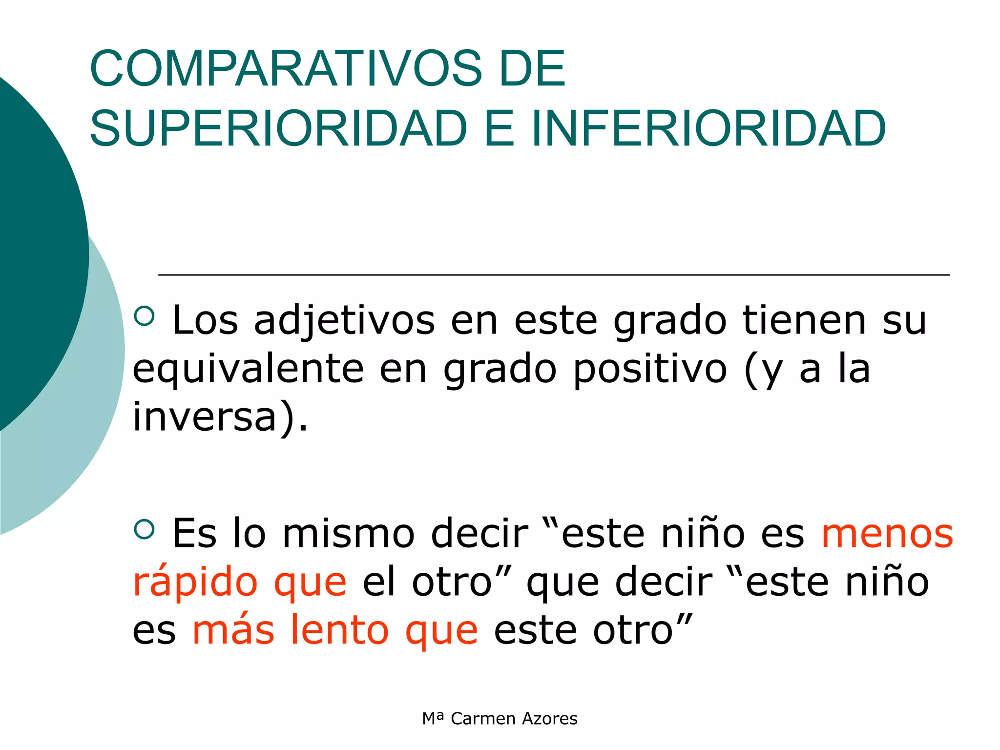 Grados del adjetivo | PPT