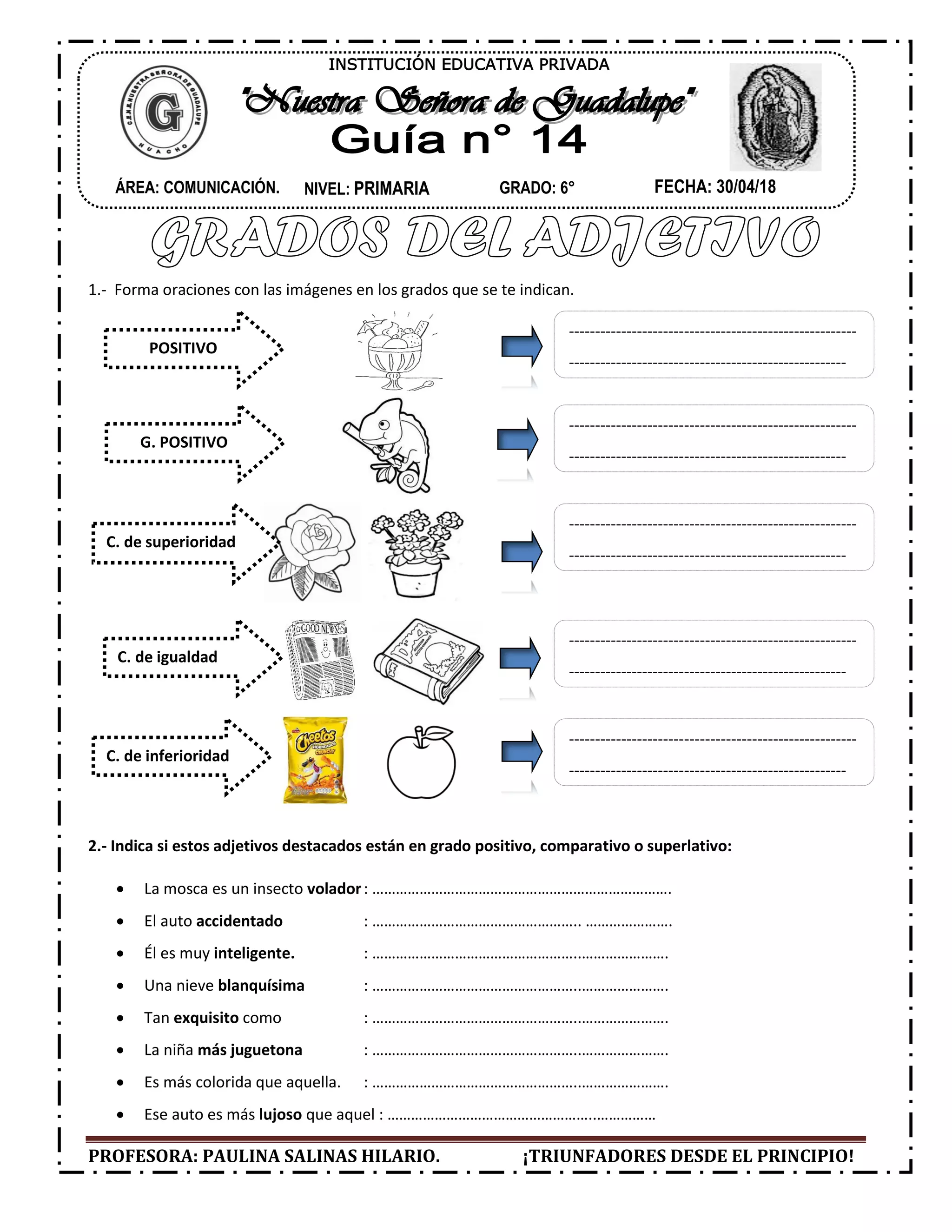 Grados del adjetivo | PDF