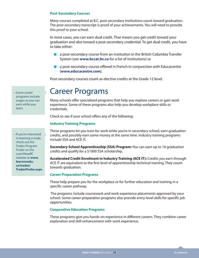 Gradplanner 2013 to 14 | PDF