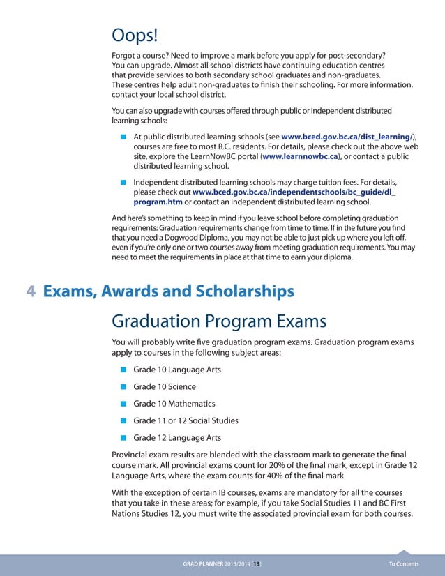 Gradplanner 2013 to 14 | PDF