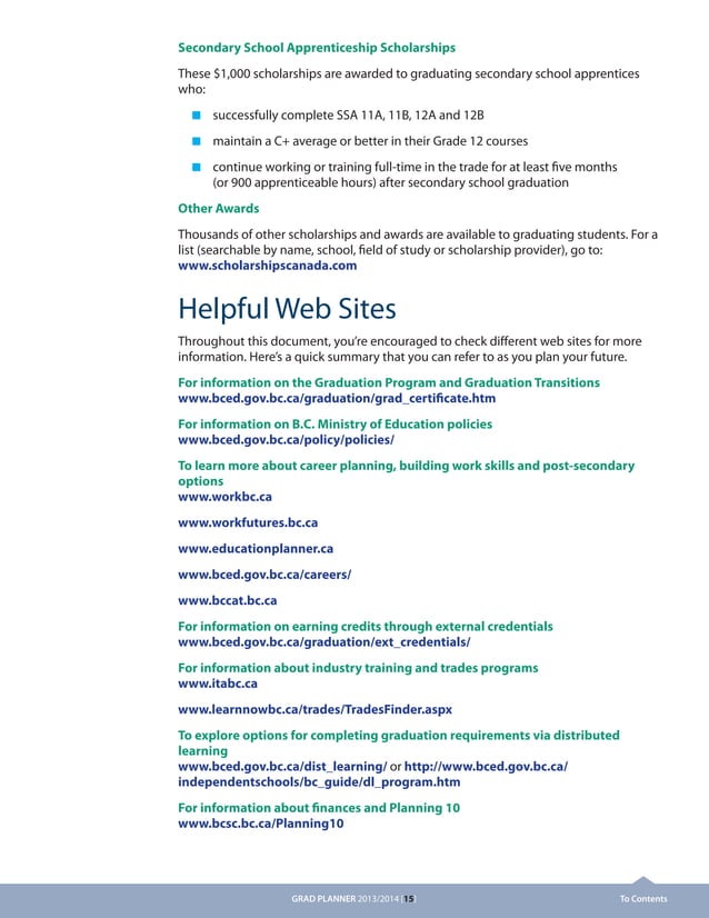 Gradplanner 2013 to 14 | PDF