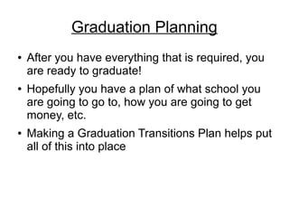 Grad planning | PPT
