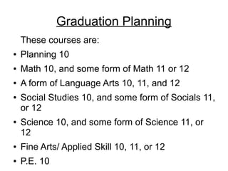 Grad planning | PPT