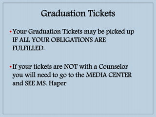 Graduation Information 2016 | PPTX