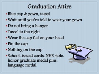 Graduation Information 2016 | PPTX