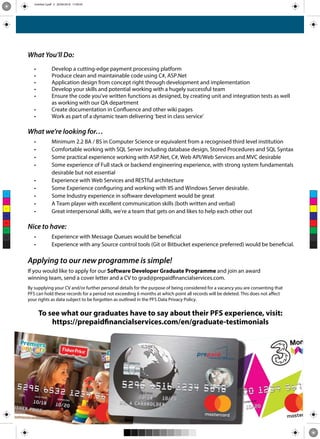 Graduate programme Software Developer | PDF