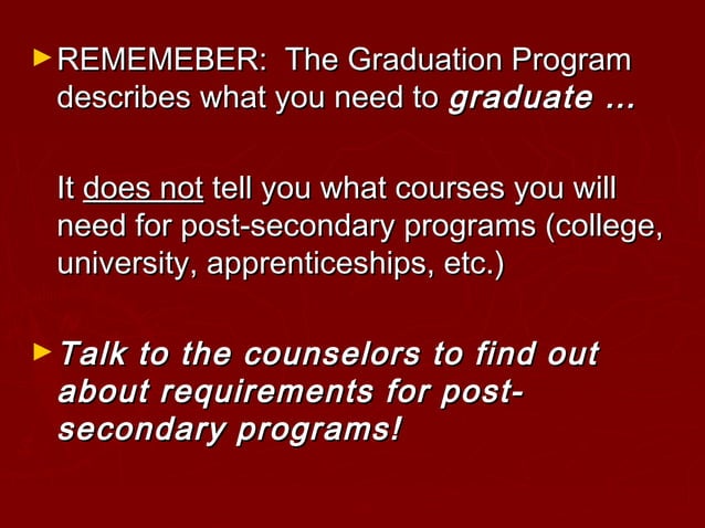 BC Graduation Program | PPT | Graduation | Personal Celebrations & Life ...
