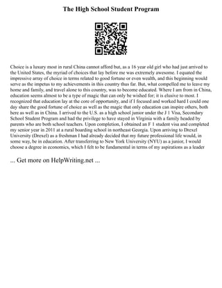 Grad School Personal Statement Template Busi | PDF