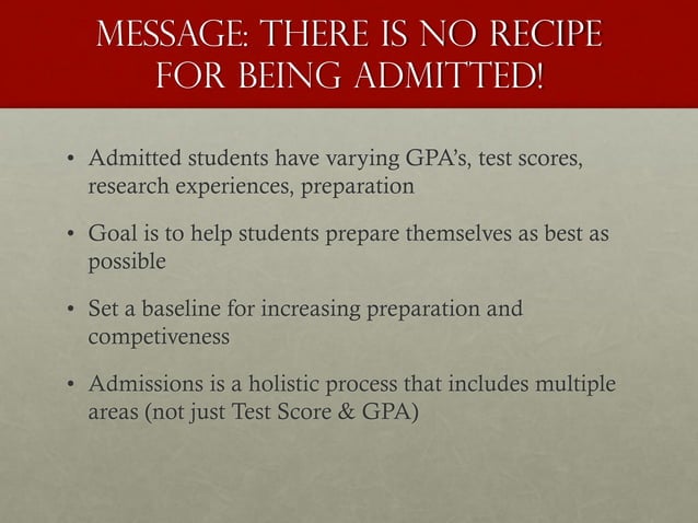 Overview of the Graduate School Application Process | PDF | College ...