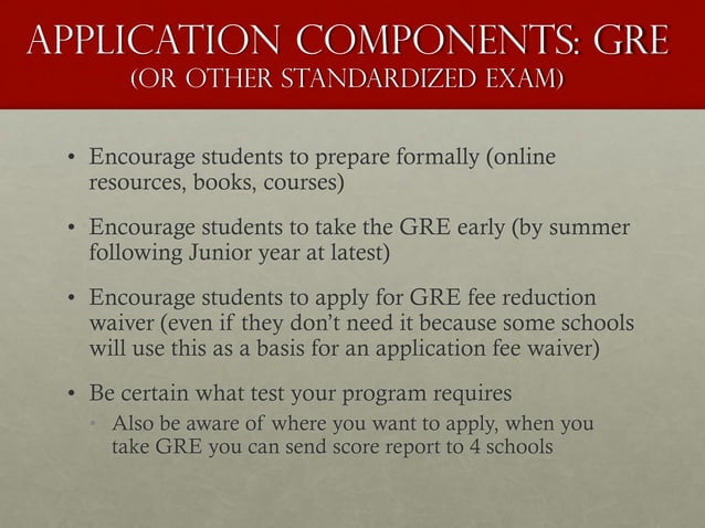 Overview of the Graduate School Application Process | PDF | College ...