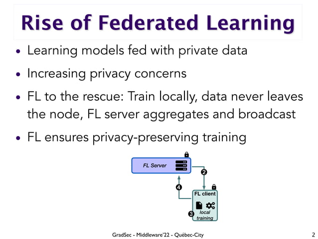 Shielding Federated Learning Systems Against Inference Attacks With Arm Trustzone Ppt