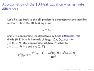 How to Solve a Partial Differential Equation on a surface | PPT