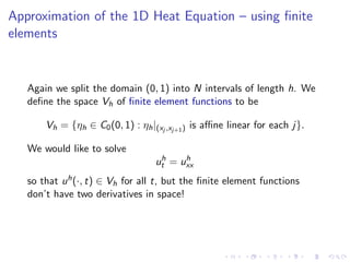 How to Solve a Partial Differential Equation on a surface | PPT