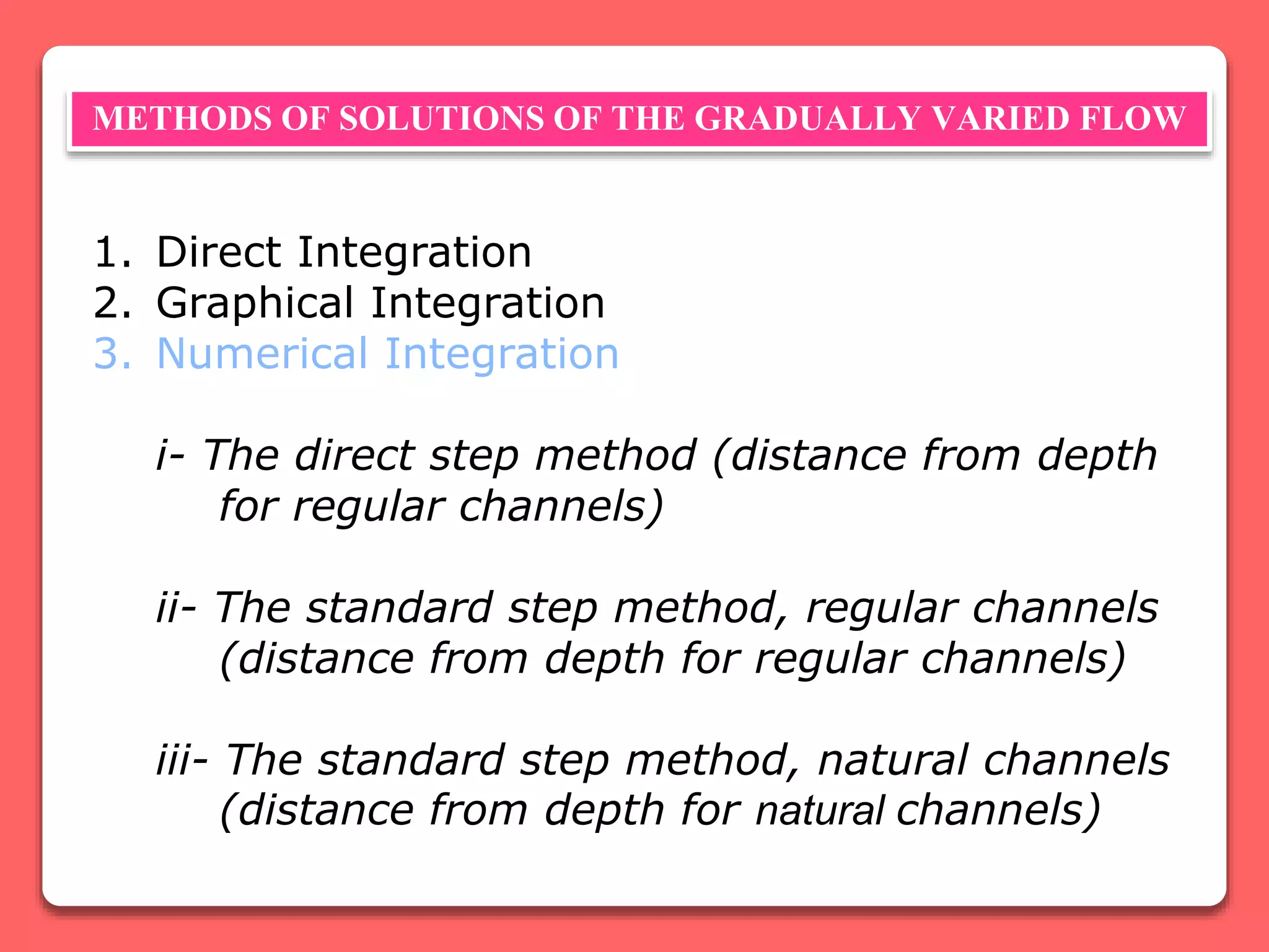Gradually varied flow | PPTX