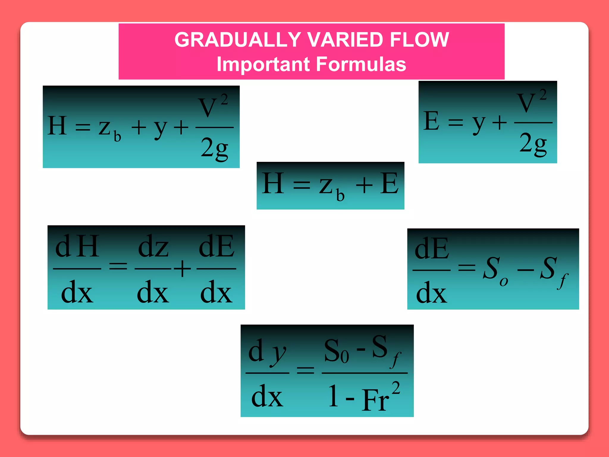 Gradually varied flow | PPTX