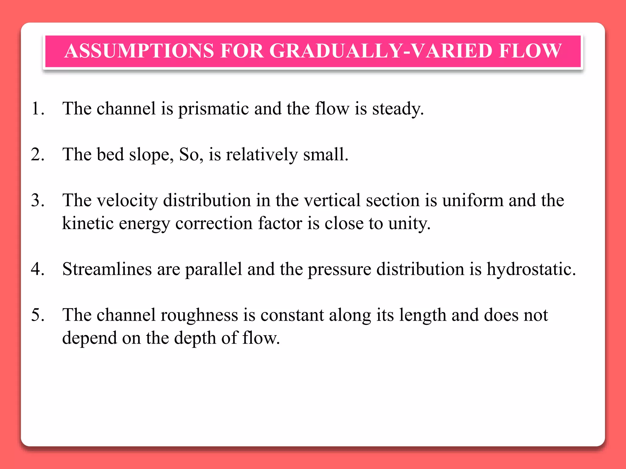 Gradually varied flow | PPTX