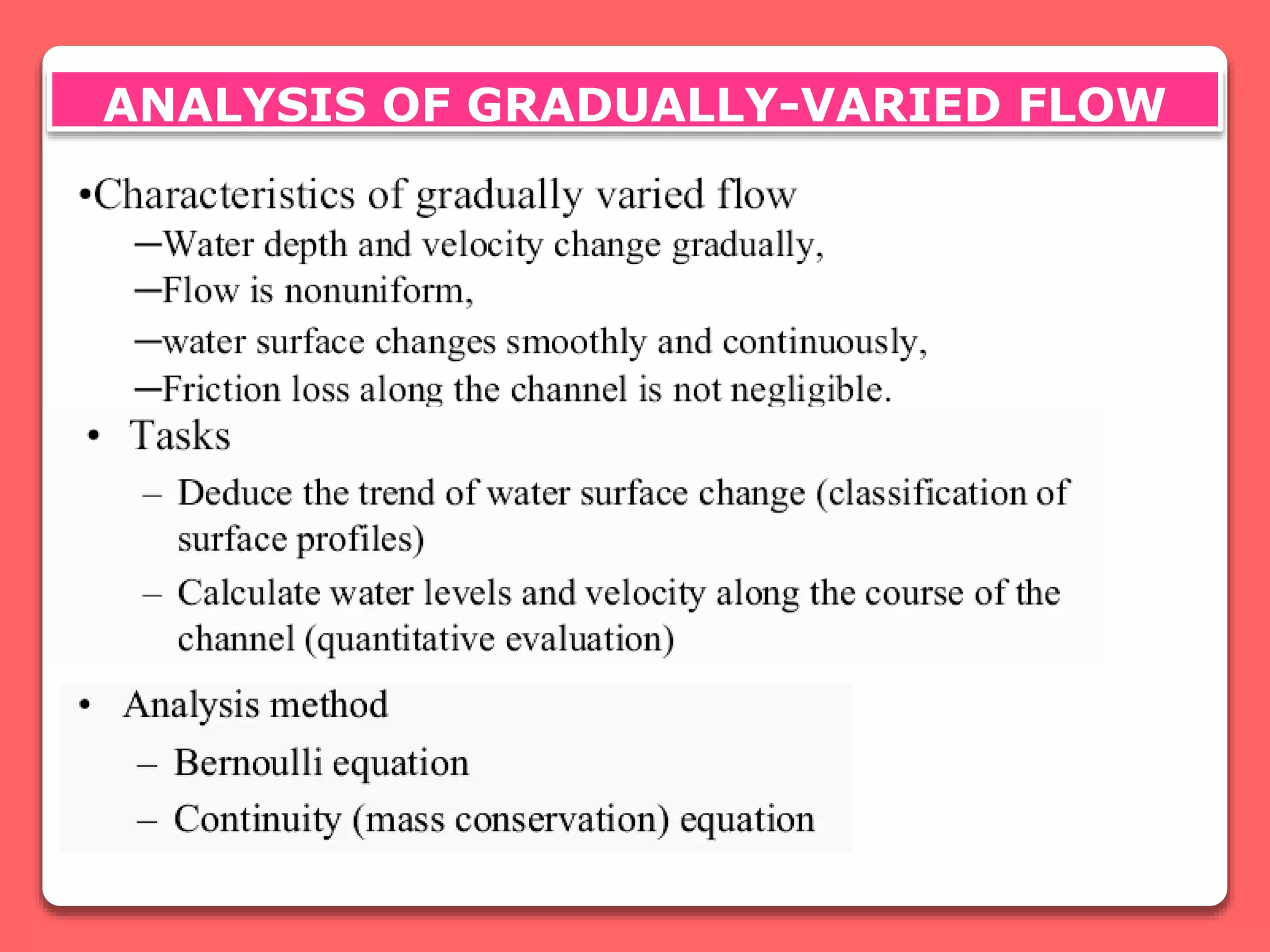 Gradually varied flow | PPTX