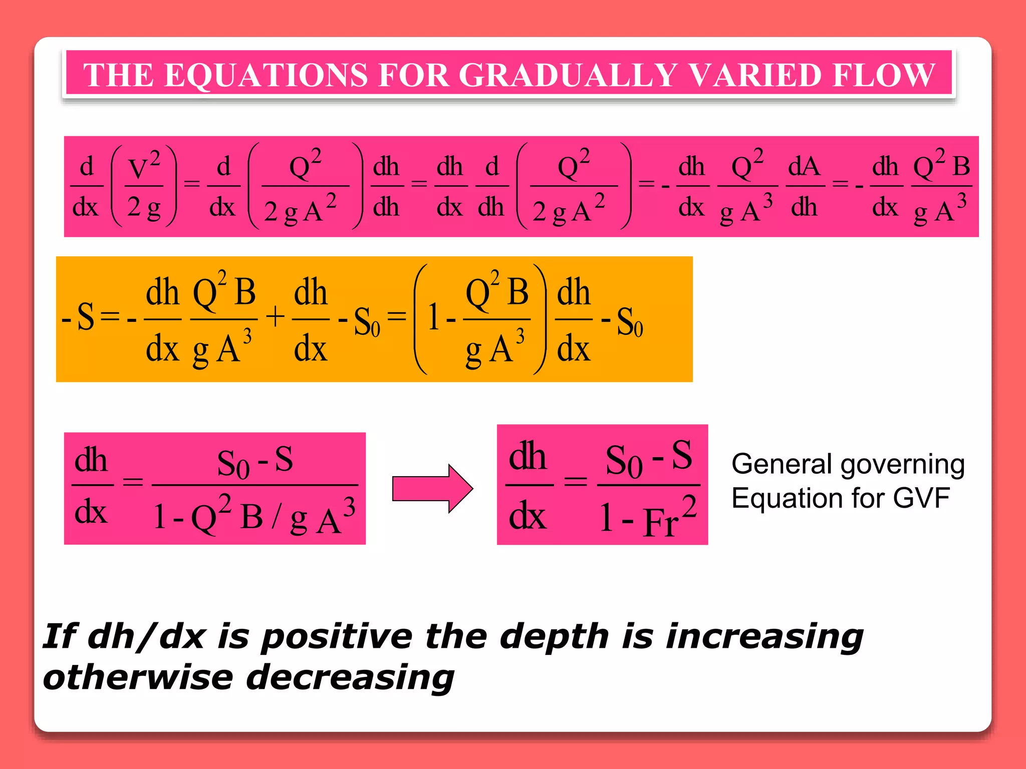Gradually varied flow | PPTX