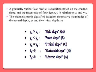Gradually varied flow | PPTX