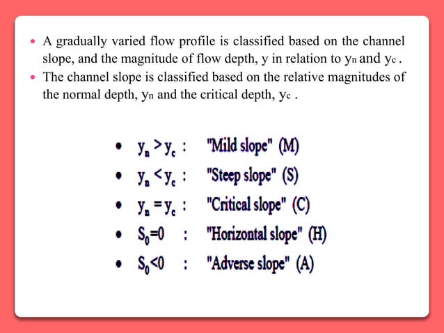 Gradually varied flow | PPTX