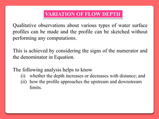Gradually varied flow | PPTX