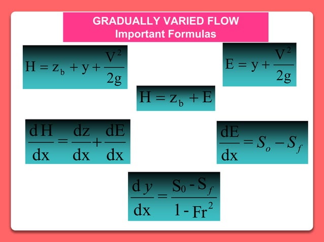 Gradually varied flow | PPTX