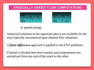 Gradually varied flow | PPTX