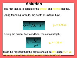 Gradually varied flow | PPTX