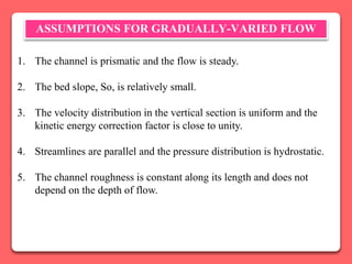 Gradually varied flow | PPTX