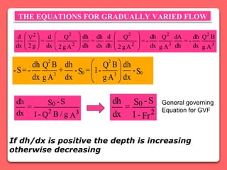 Gradually varied flow | PPTX