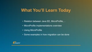Gradual migration to MicroProfile | PPT