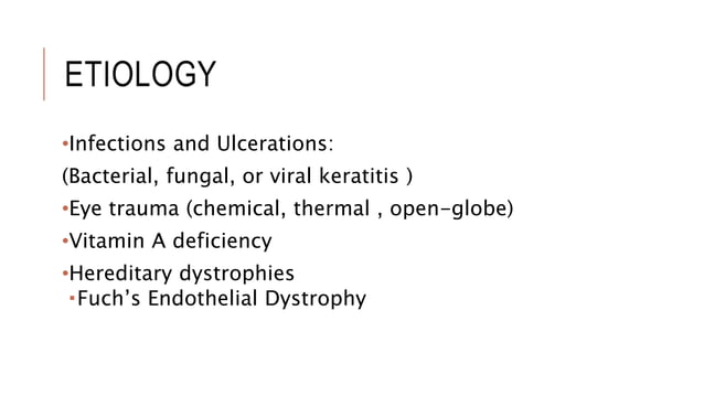 Gradual vision loss | PPTX