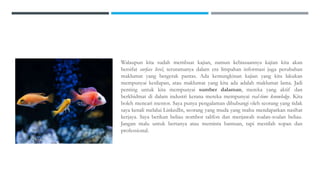 Graduan dan Cabaran Alam Pekerjaan | PPTX