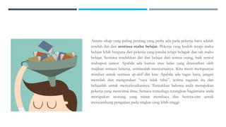 Graduan dan Cabaran Alam Pekerjaan | PPTX