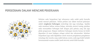 Graduan dan Cabaran Alam Pekerjaan | PPTX