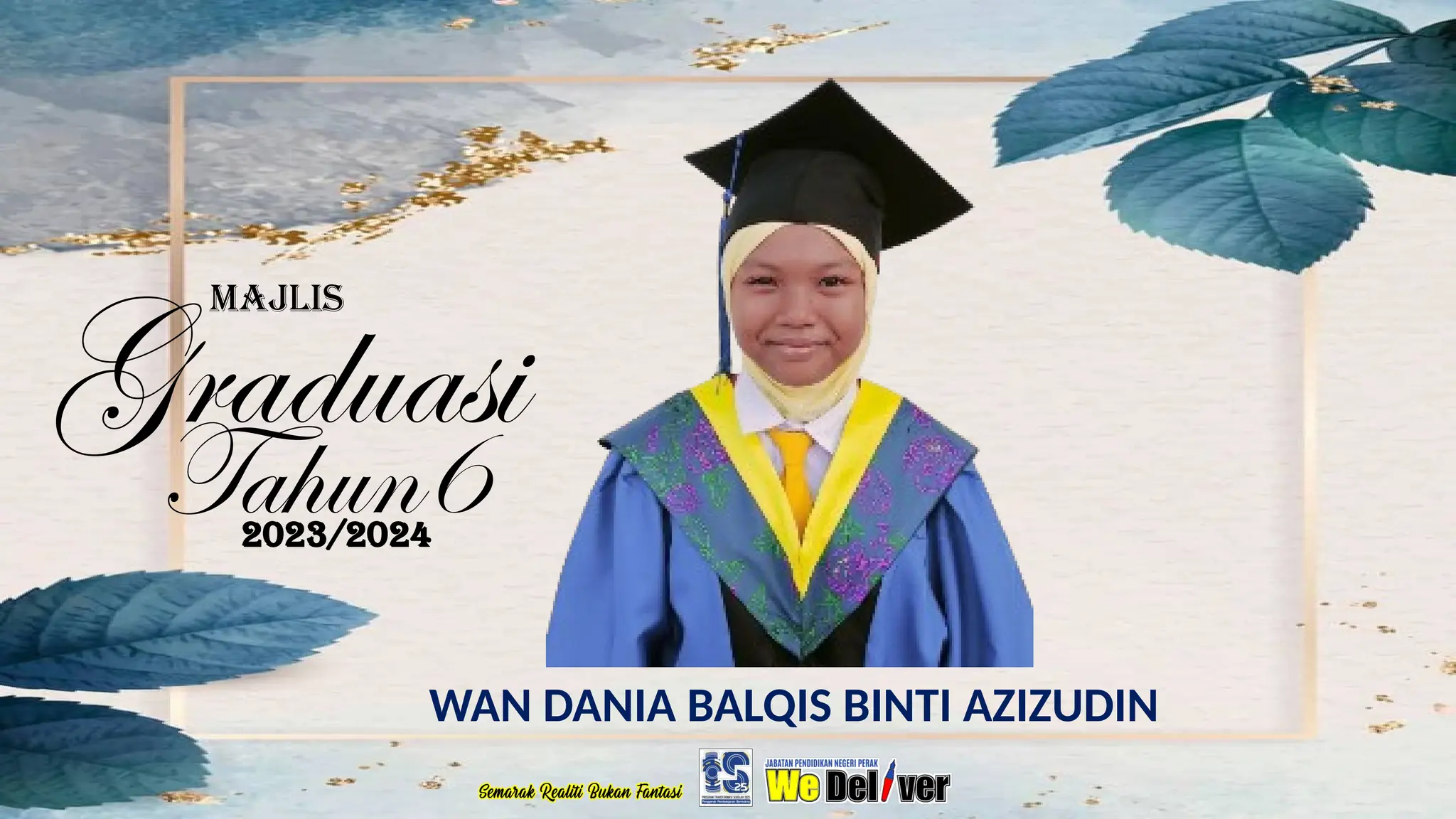 GRADUASI MURID TAHUN 6, SEKOLAH RENDAH. | PPTX